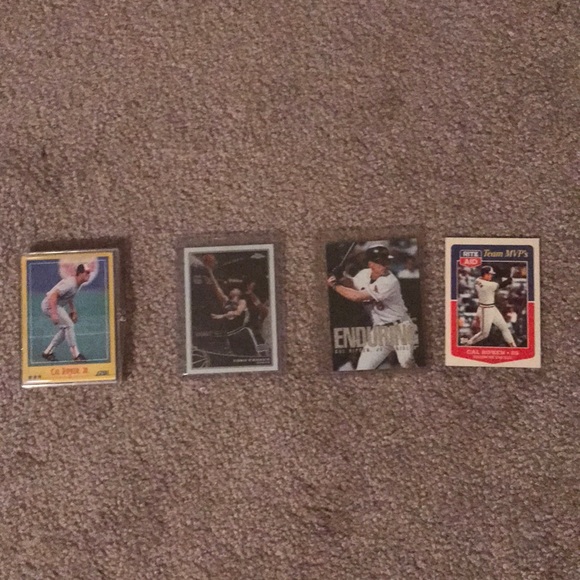 Other | Container Of Cal Ripken Cards And Tony Parker Card | Poshmark